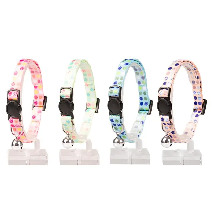 Duvo Cat Collar Nylon Mixed Colors 20 - 30cm / 10mm[Texture - Candy ...